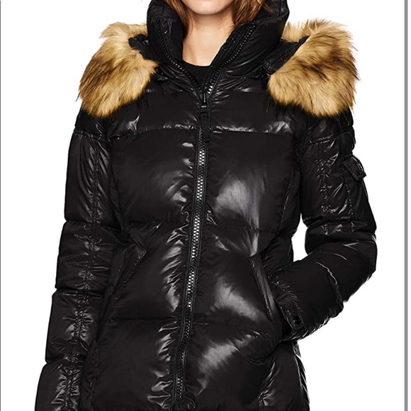 S13 | Jackets & Coats | S3 Women Down Puffer Jacket Faux Fur Trimmed ...